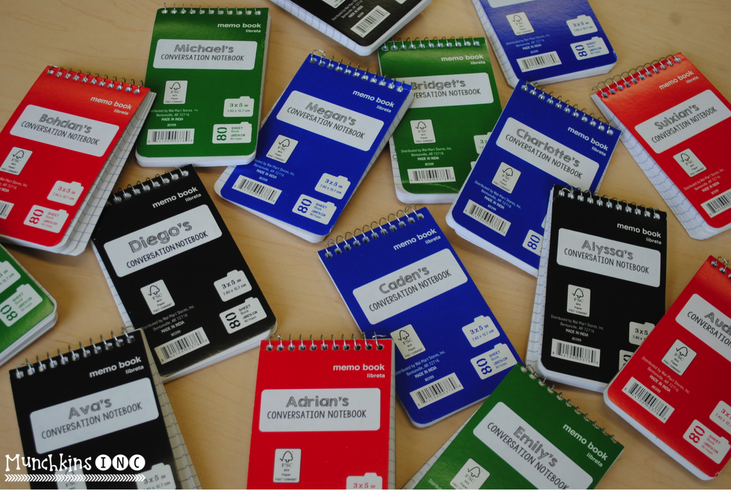 Conversation Notebooks - Munchkins Inc.