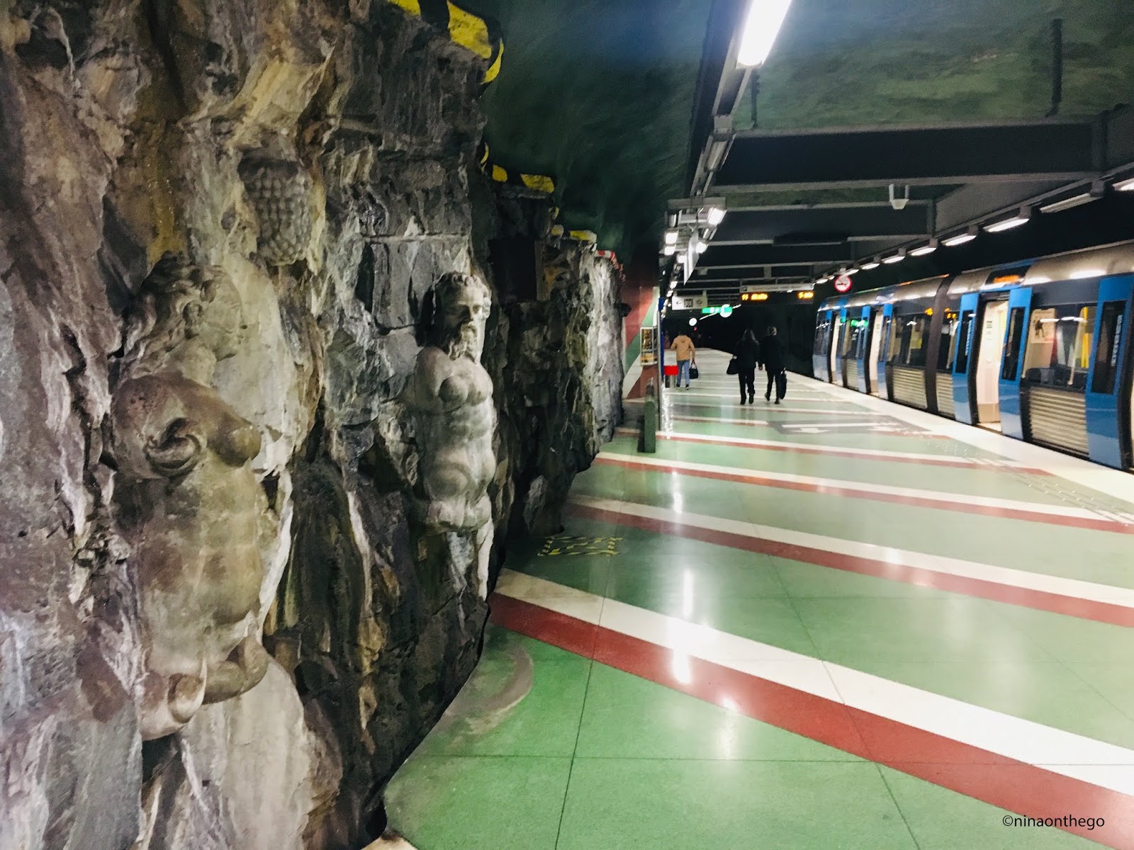 stockholm's incredible underground | nina on the go