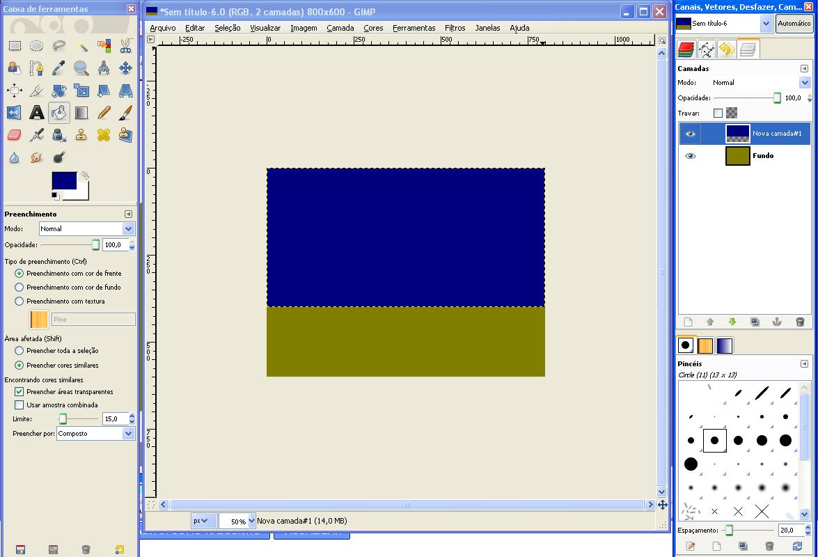 Um pouco de tudo!!!: Noções básicas do Gimp