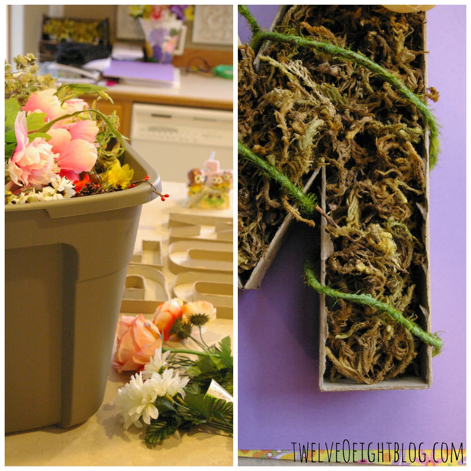 Blooming Moss Monogram Letters – twelveOeight