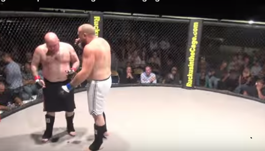 This MMA Fighter literally poop inside the Cage, Check out what happened?