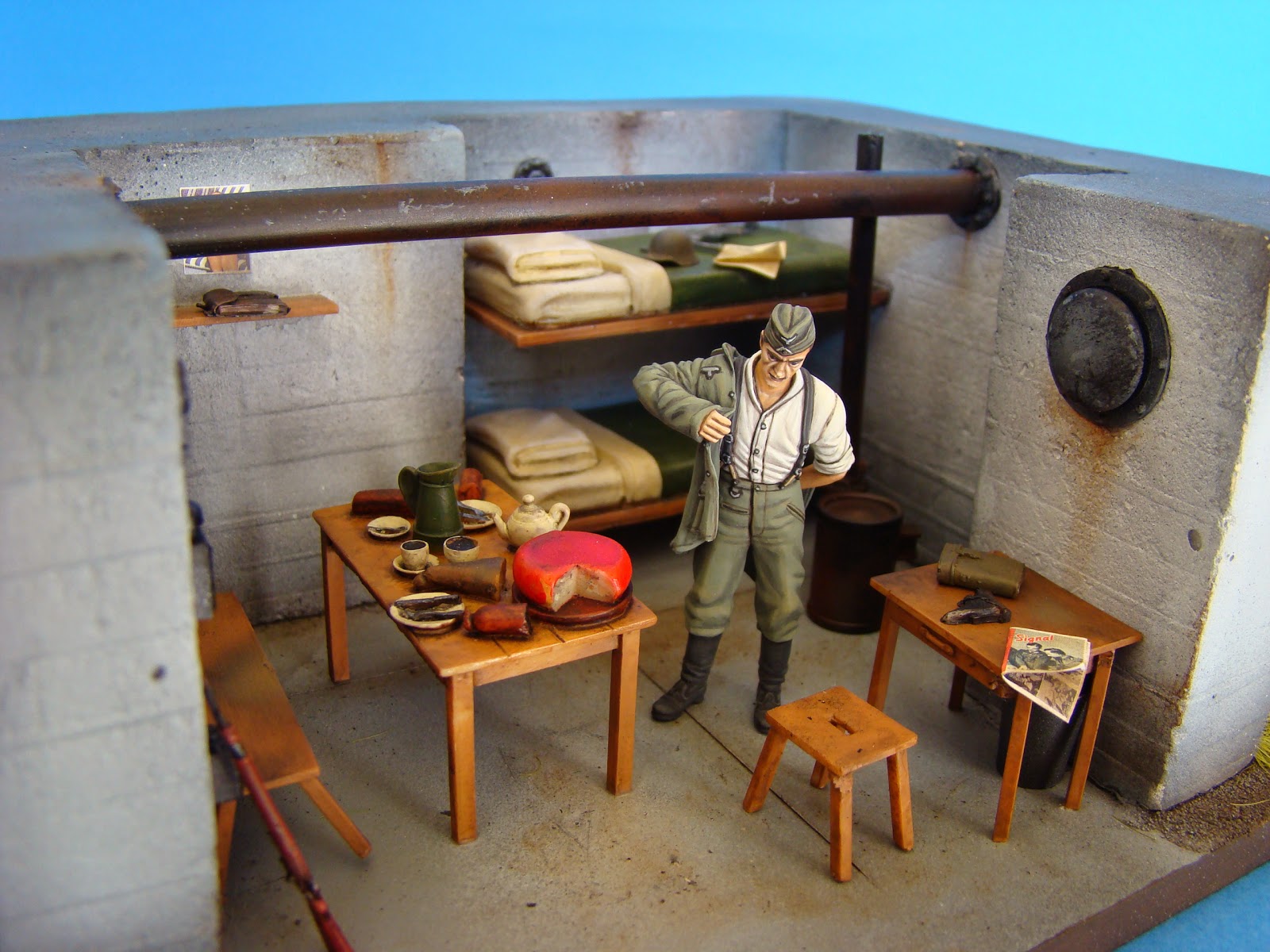 MY mini WORLD: 42. DIORAMA - GERMAN WWII BUNKER 1/35 (BUNKER KIT ...