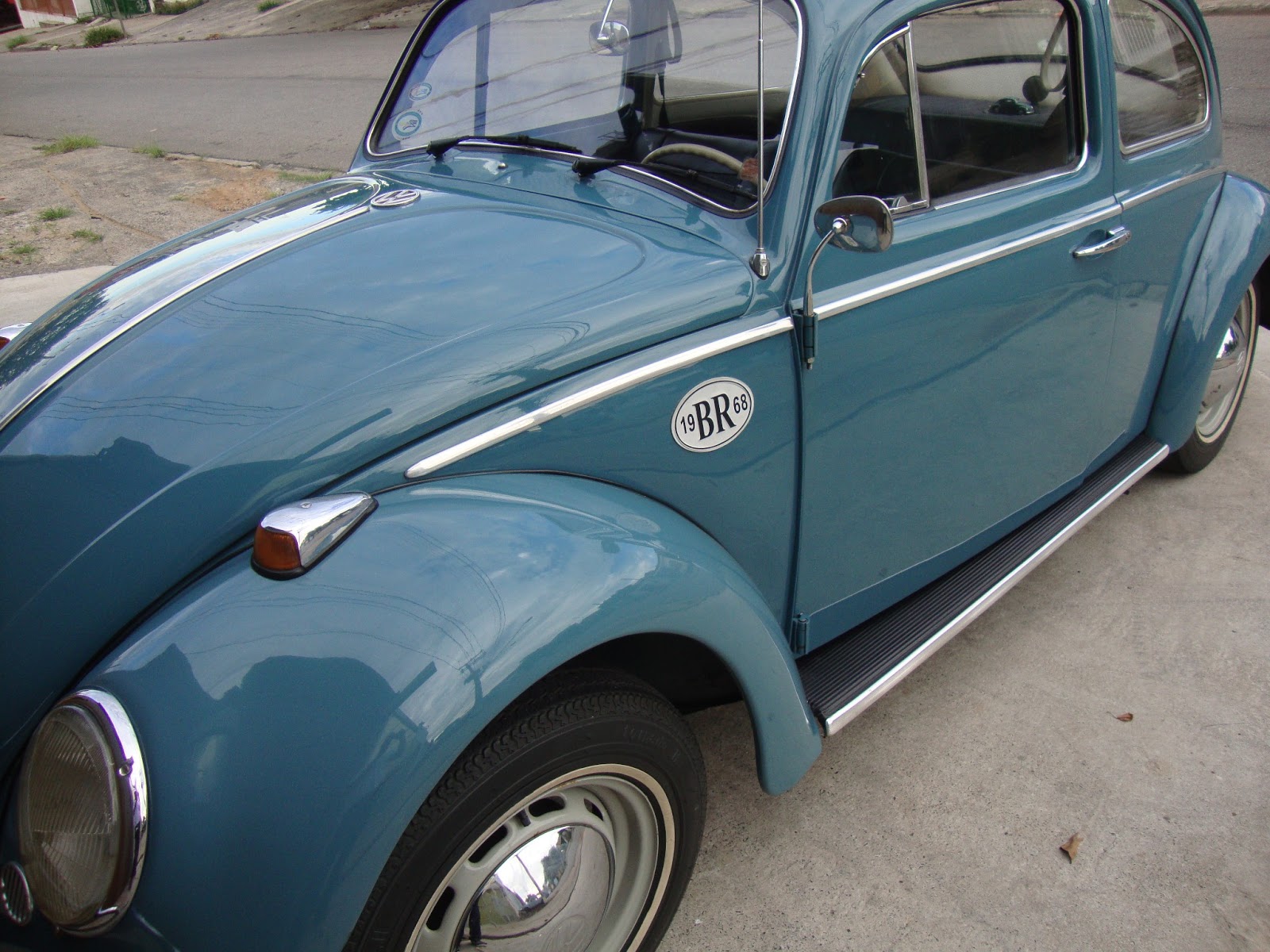FUSCA AZUL REAL 1968: FUSCA AZUL REAL ANO 1968