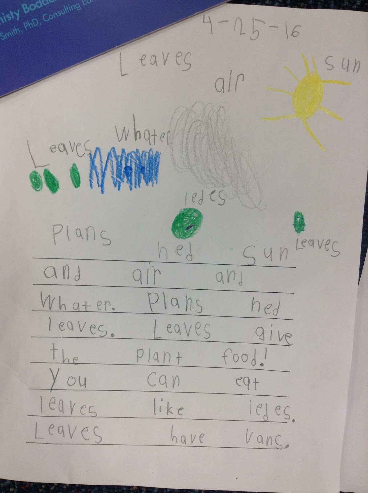 Dr. Clements' Kindergarten : Plants: Planting Seeds and Writing about ...