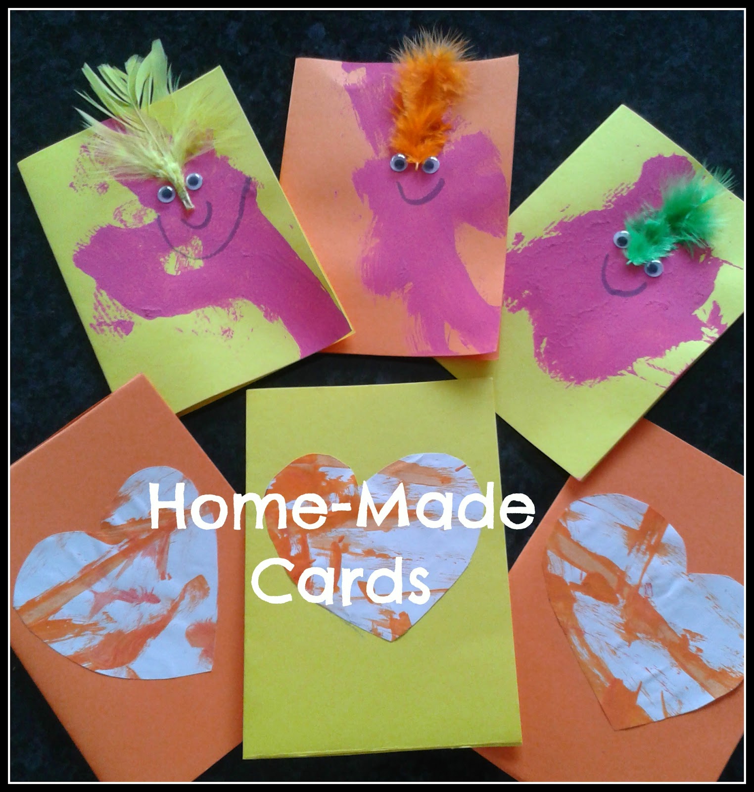 Home-made thank you cards for toddlers - Crafty Kids at Home