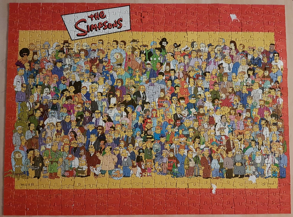 jigsaw puzzles: B.V. Leisure, "The Simpsons", 550pcs