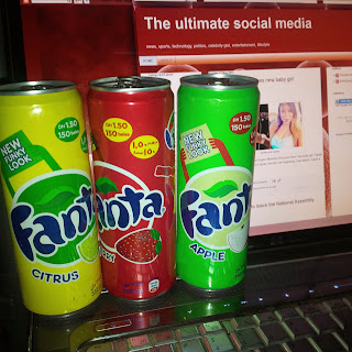 The ultimate social media: Fanta New funky looks in different flavors