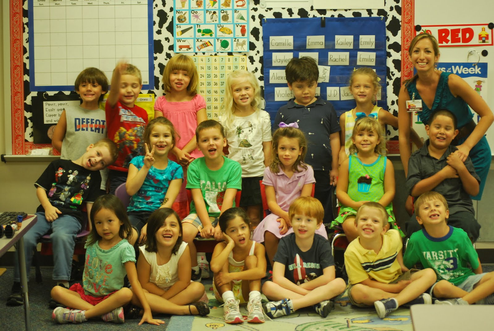 Miss Bates' Kindergarten Class: First Day of School!