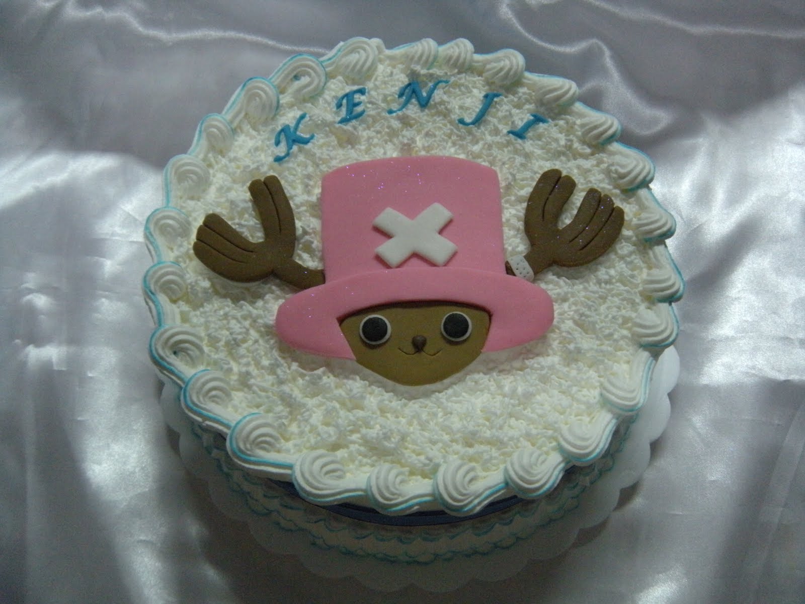 Sami Cakes: Bolo de Chantilly - Chopper - One Piece.