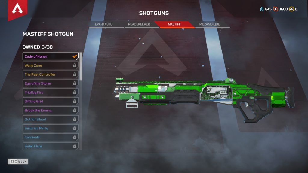 Daftar Senjata Apex Legends