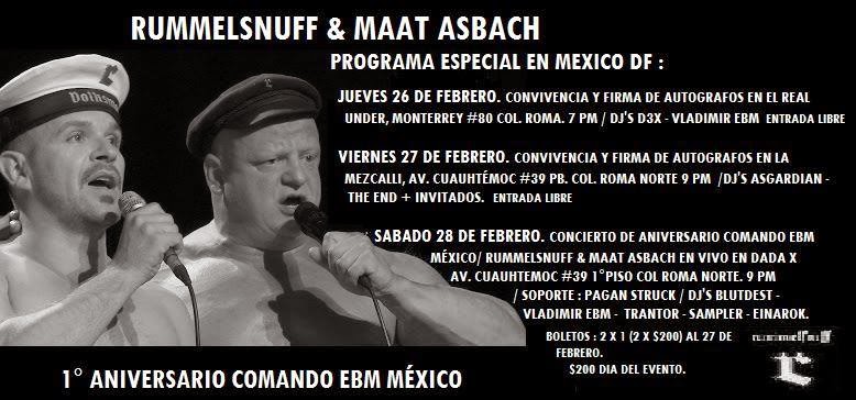 RAGNAROK RECORDS CREW: COMANDO EBM presenta RUMMELSNUFF FEAT. MAAT ...