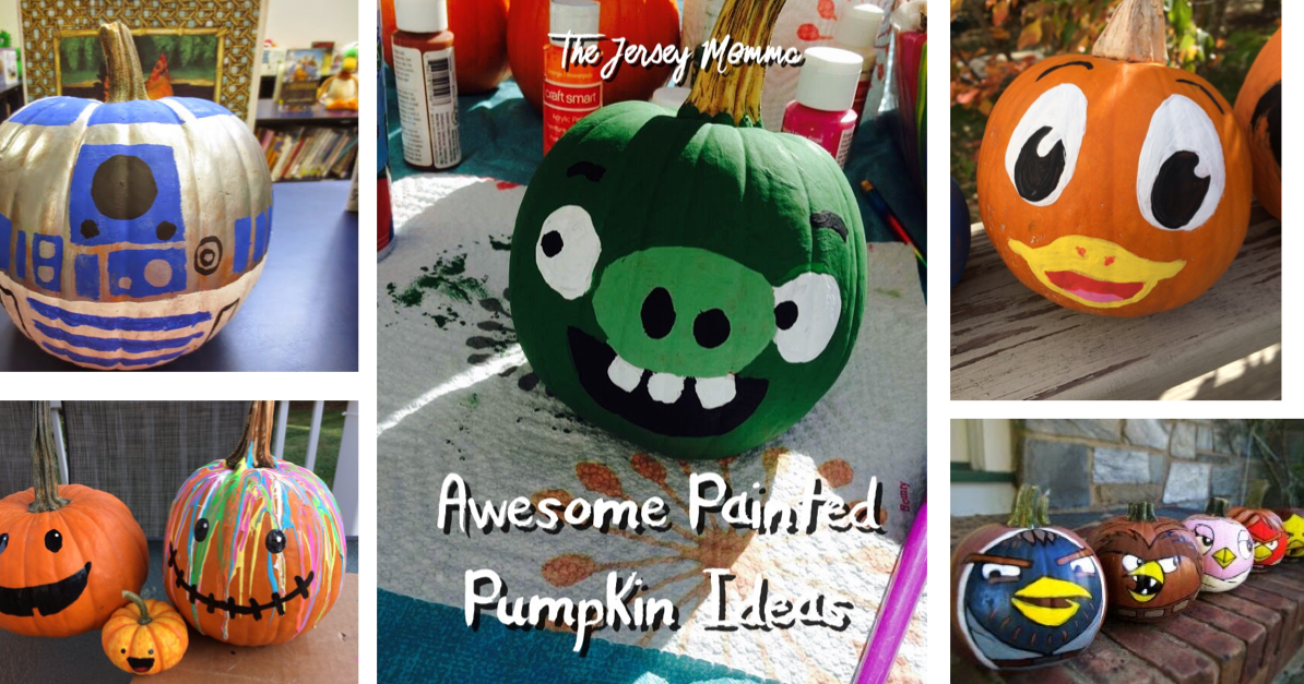 Awesome Painted Pumpkin Ideas from Around the Web | The Jersey Momma
