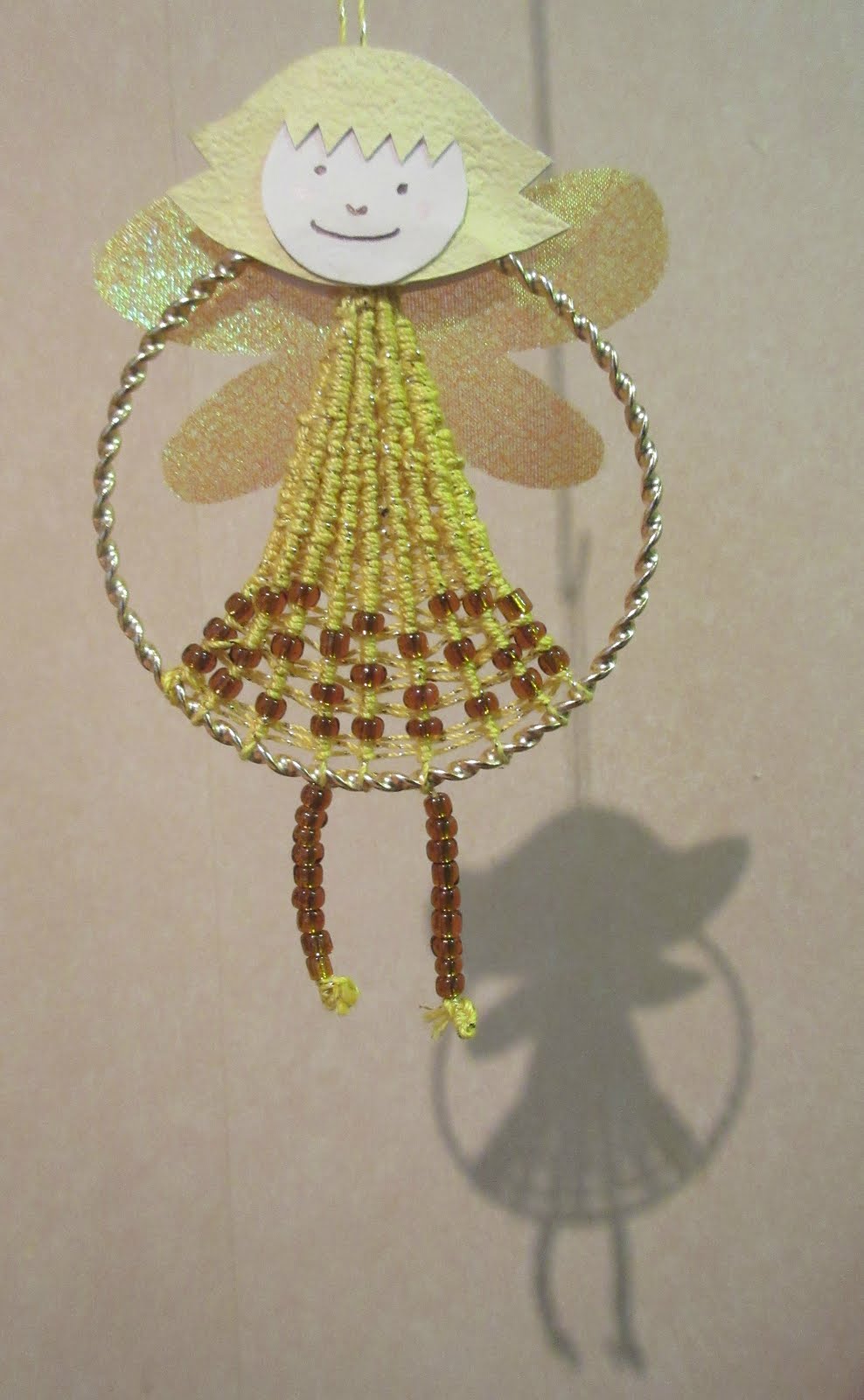 Fiddly Fingers: Christmas Angel 'Dorset Button'