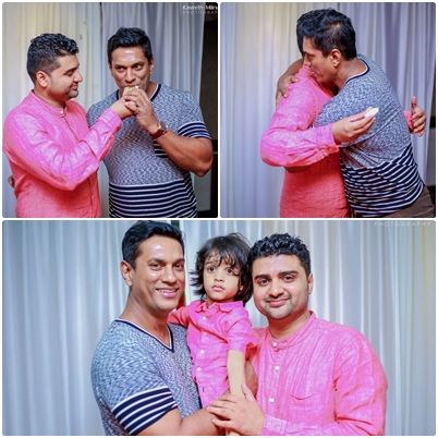 Sahan -- Roshan who left Peiris sisters, enjoy together separately