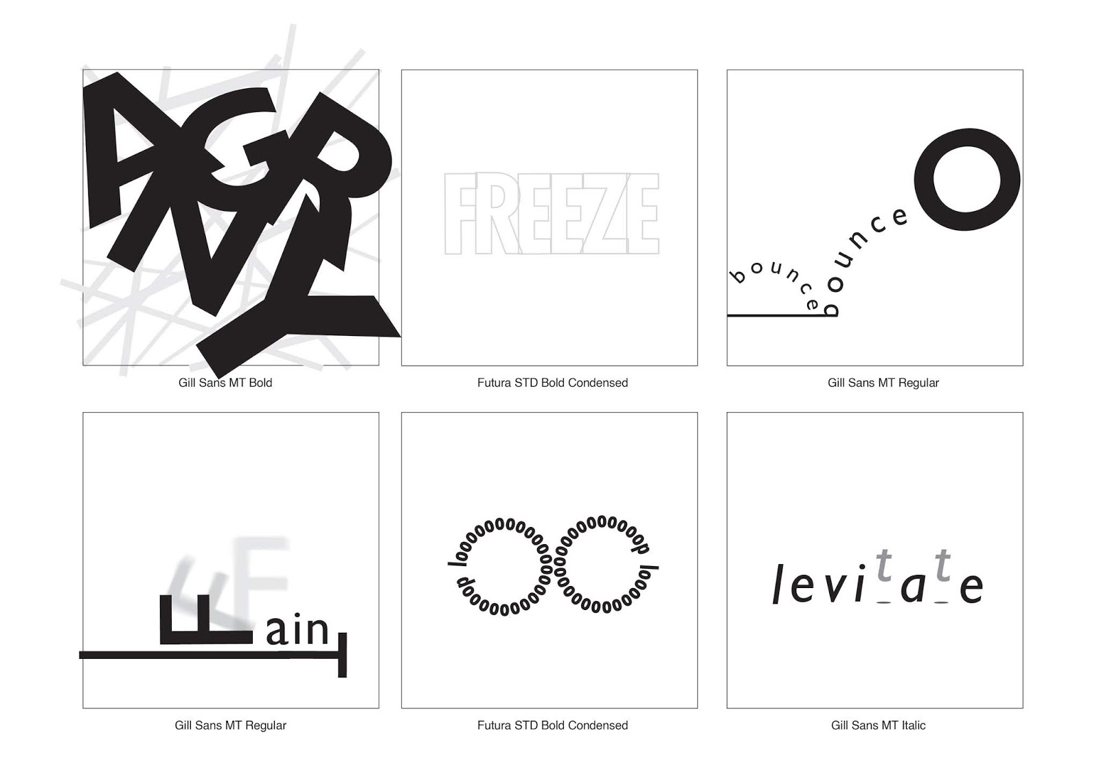 Typography - Exercises