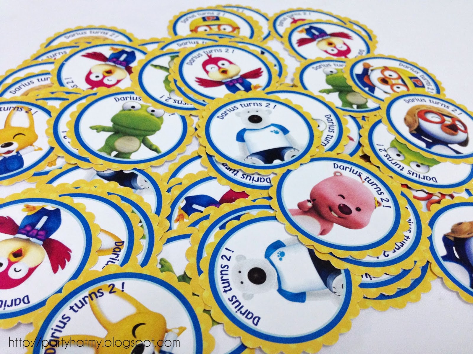 Party Hat: Pororo Birthday Party for Darius