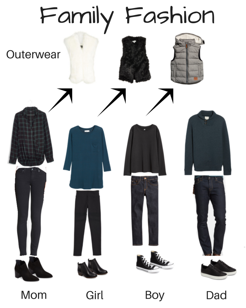 3 Complete Casual Family Outfits For Your Pictures This Year