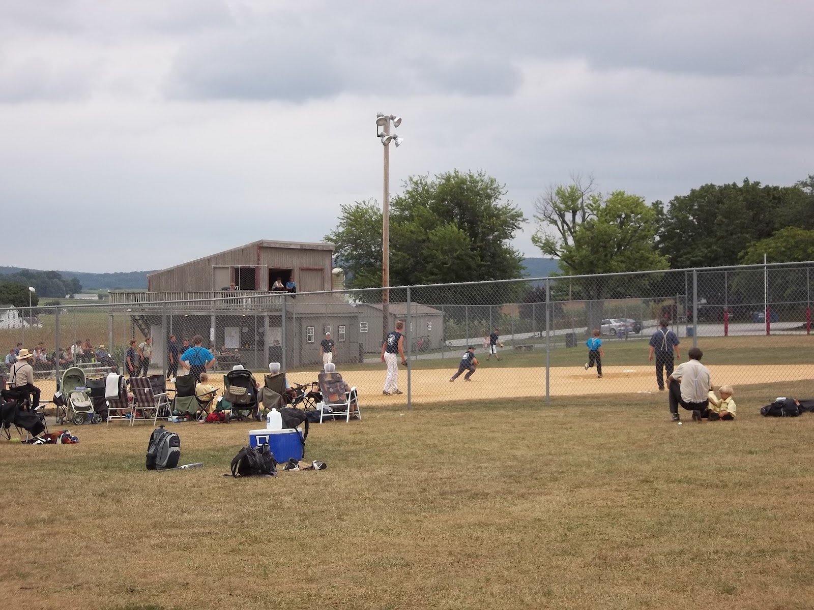 Pure Country Living: Amish baseball game part: 2