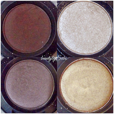 BeautybySubo: MAC eyeshadow Woodwinked, Shale, Filament and Embark ...