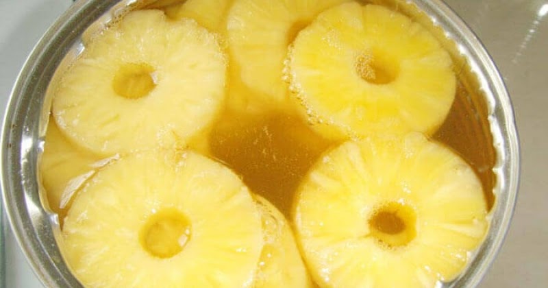 Pineapple slices in can A10/3Kg
