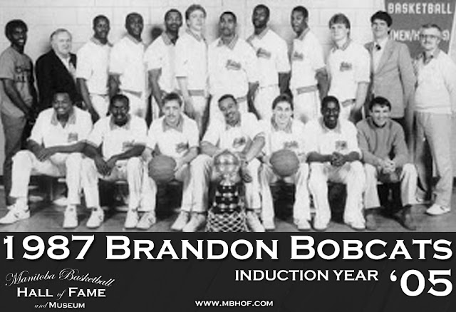 1987 Brandon University Bobcats - Manitoba Basketball Hall of Fame and ...