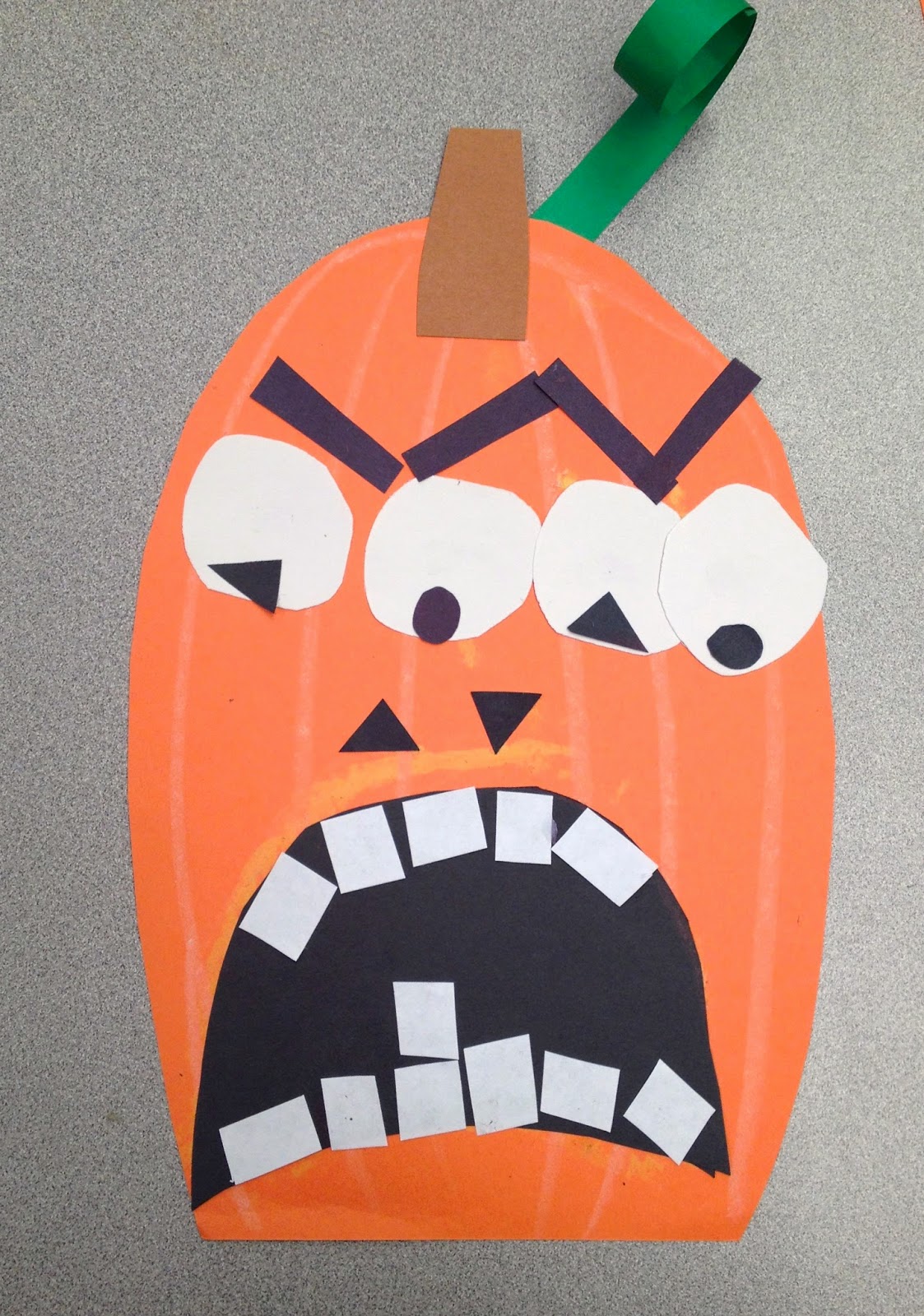 Ms. C's Artroom: Halloween Pumpkin Art Lesson