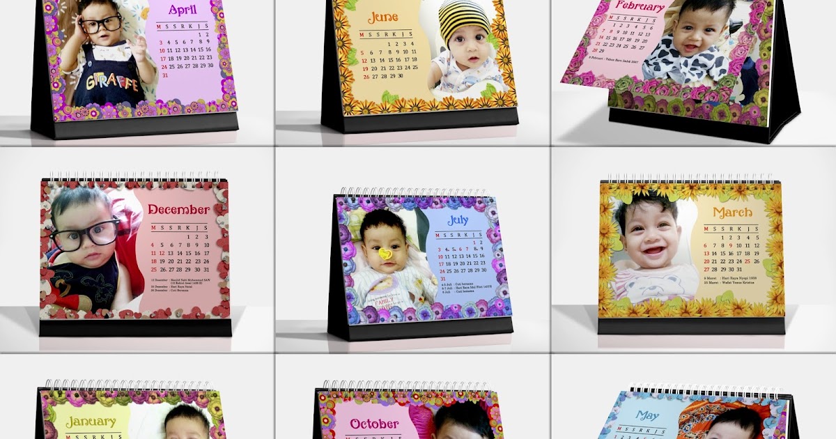Baru 61+ Desain Kalender Foto Sendiri