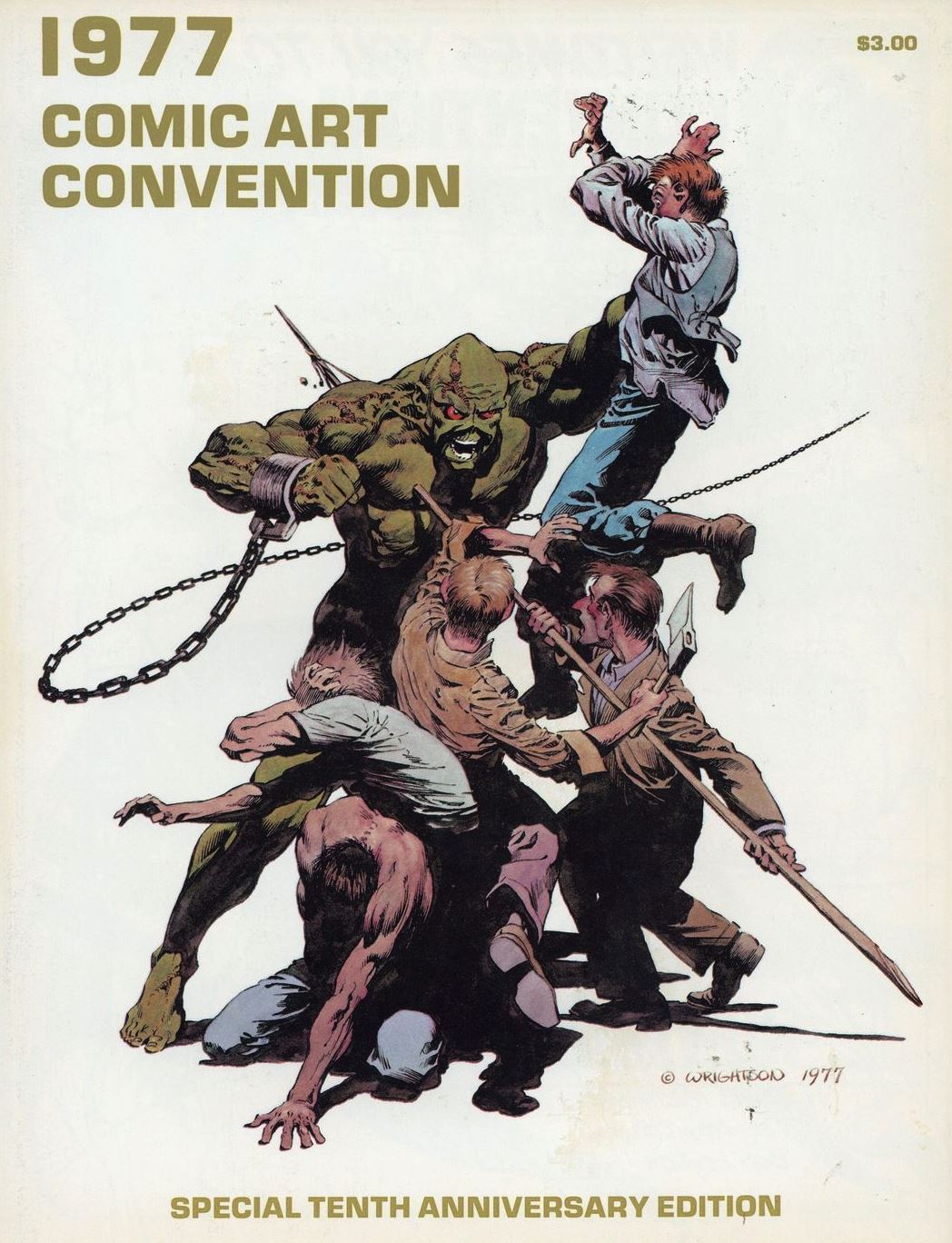 Cap'n's Comics: 1977 Comic Art Convention Cover by Berni Wrightson