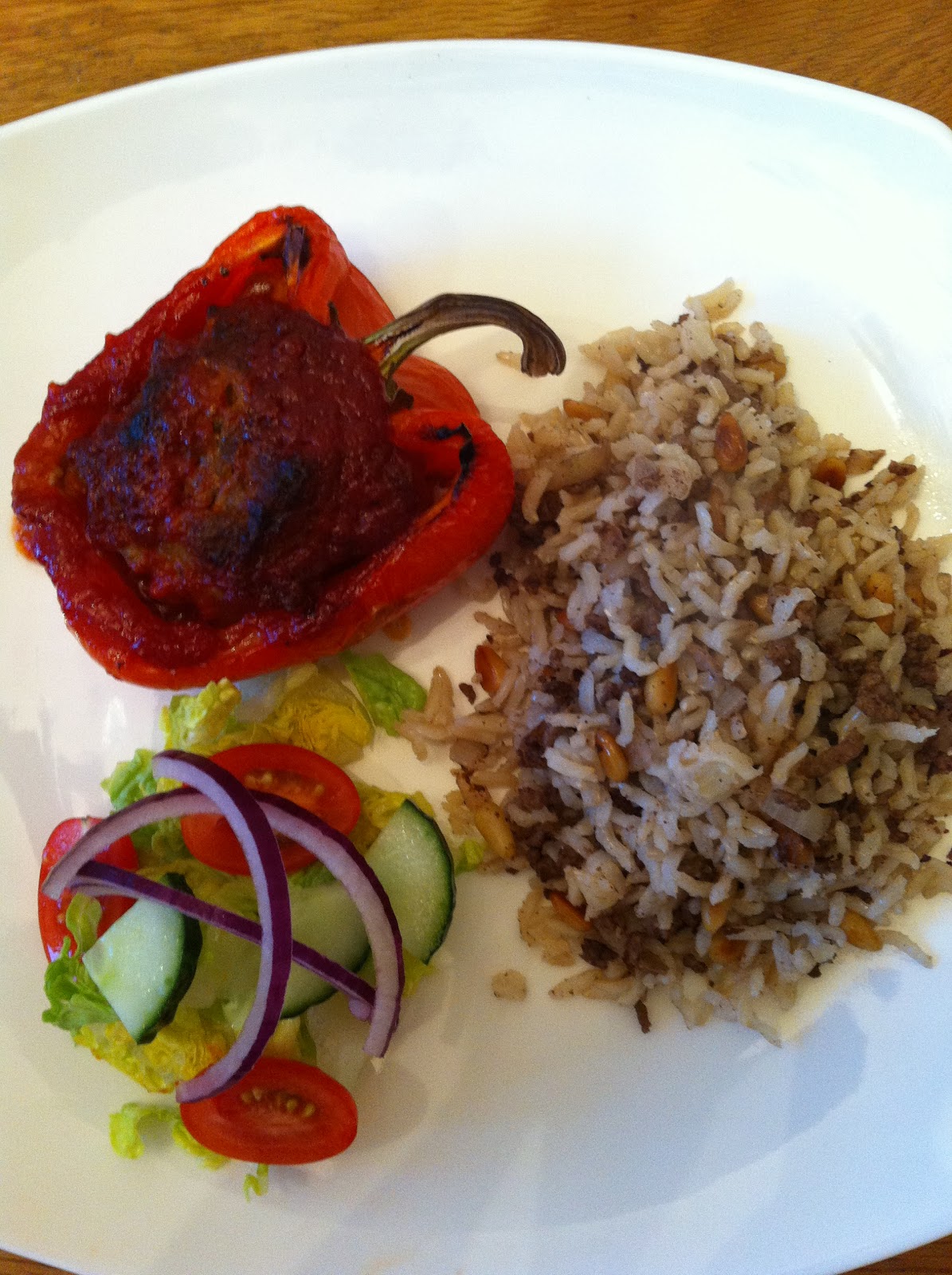 Keep It Clean!: Stuffed Peppers with Lebanese Style Rice