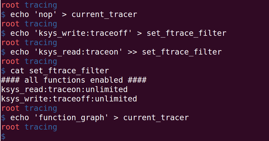 Debugging Linux Kernel using ftrace Part9 - Start tracing on a particular function
