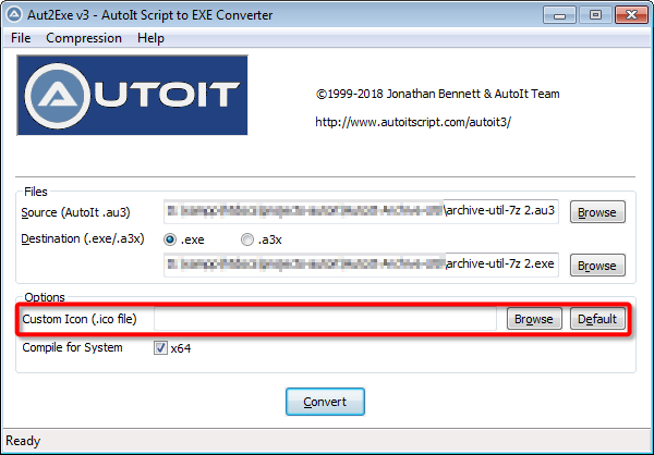 打造獨特的exe檔案:在autoit編譯時加上圖示 Compile Autoit Into An Exe File With Specific Icon 布丁布丁吃什麼? 6822