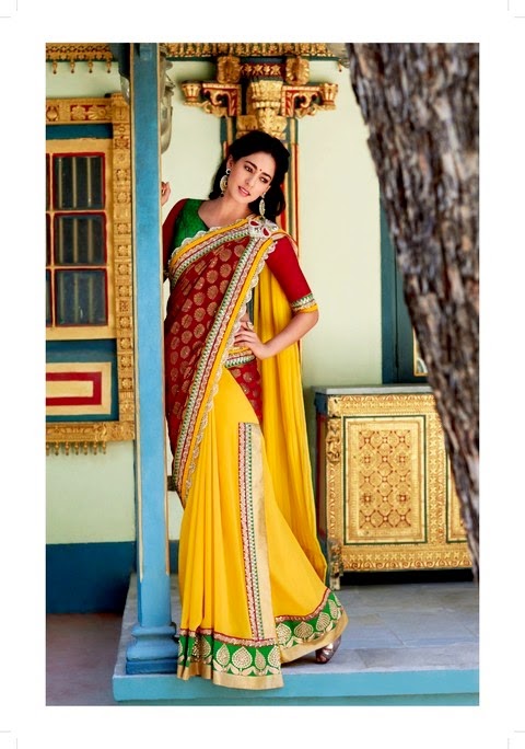 Best Embroidered Saree's 2014 Laxmipati l KAVYA Saree By Laxmipati 2014 ...