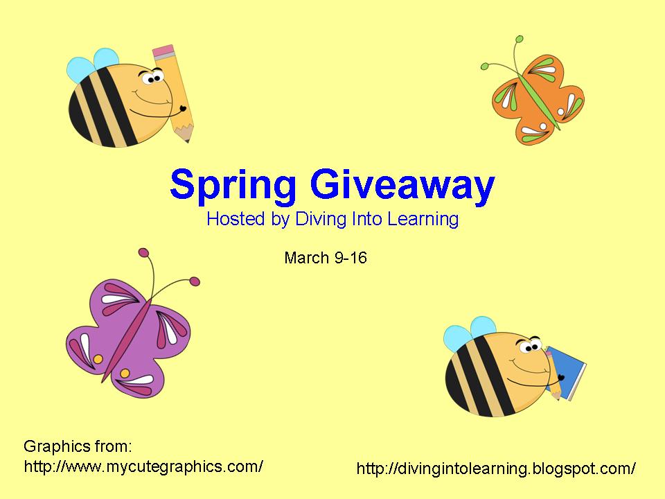 Diving Into Learning: Spring Giveaway!