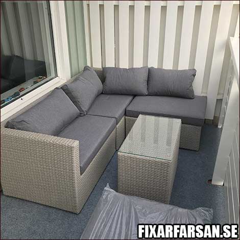 Kompakta Loungemöbler Till Balkongen | FixarFarsan