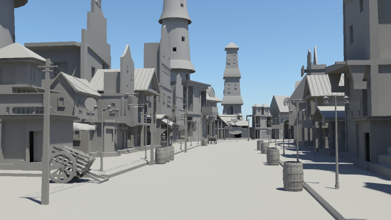 Krishal Janardhanan : Small Town 3D Model