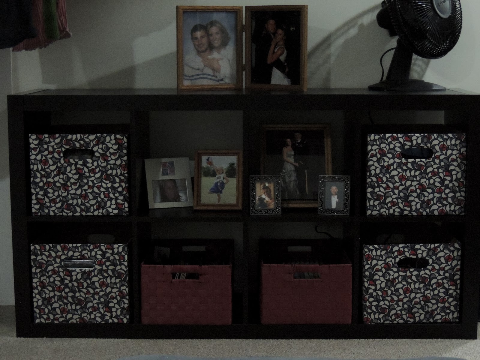 Fabric covered storage boxes for Expedit (IKEA) | Feels Like Home to Me...