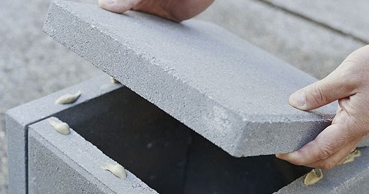 DIY concrete planter box