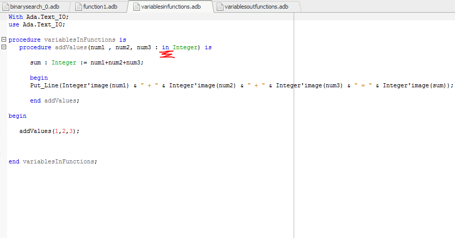 Progress of Learning ADA Programming: Methods/Functions and the Classic ...