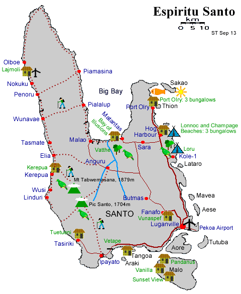 Elephants And Things ช้างและสิ่งอื่น: Vanuatu Part 5 Visit to Santo
