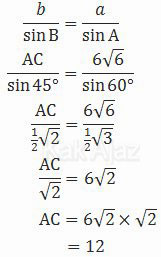 Pembahasan Matematika IPA UN: Aturan Sinus dan Kosinus