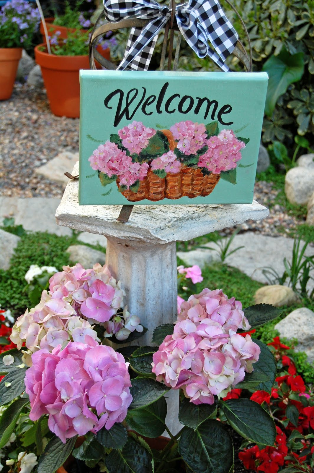 My Painted Garden: Painting a Spring Garden Sign and Giveaway
