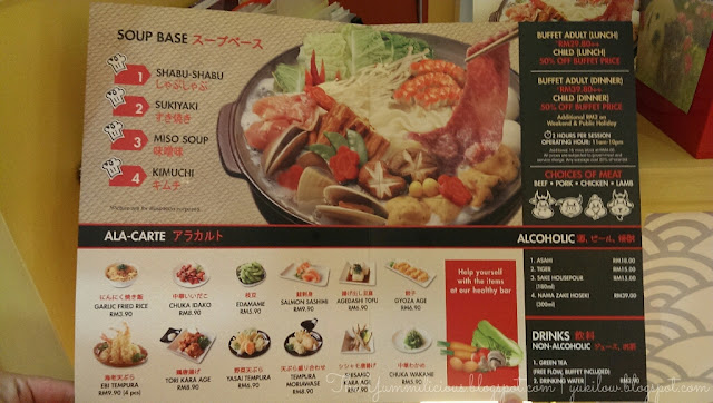 Sukishi Japanese Sukiyaki Buffet, IOI Mall Puchong