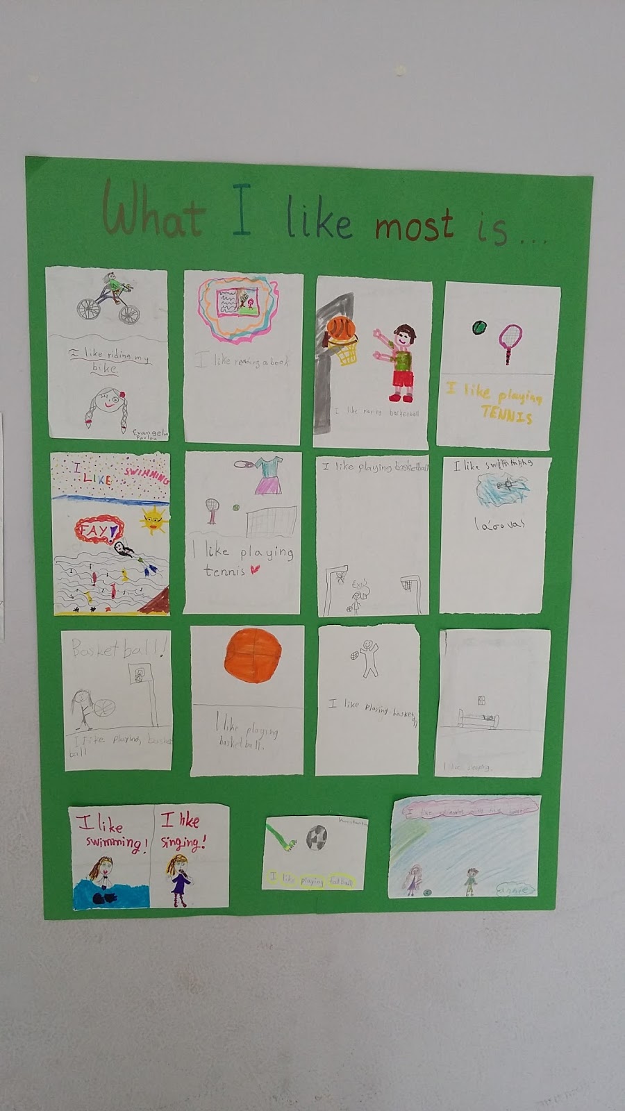 My Cool English Class: 3RD GRADE PROJECTS