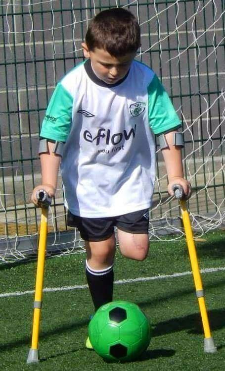 #: Amputee : Boy (6) who lost leg in horror lawnmower accident gets out ...