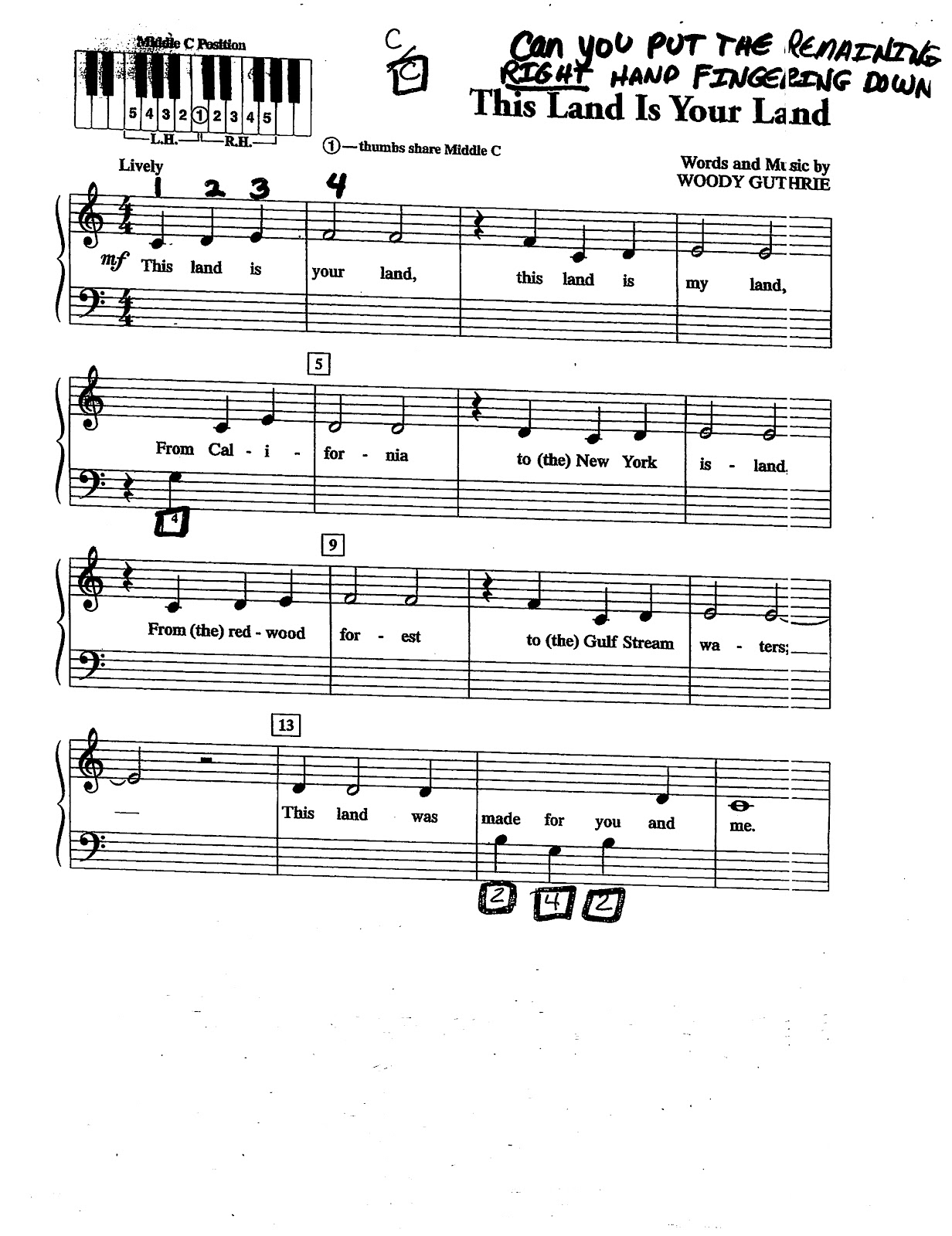 Miss Jacobson's Music: THEORY #8: GRAND STAFF NOTE READING