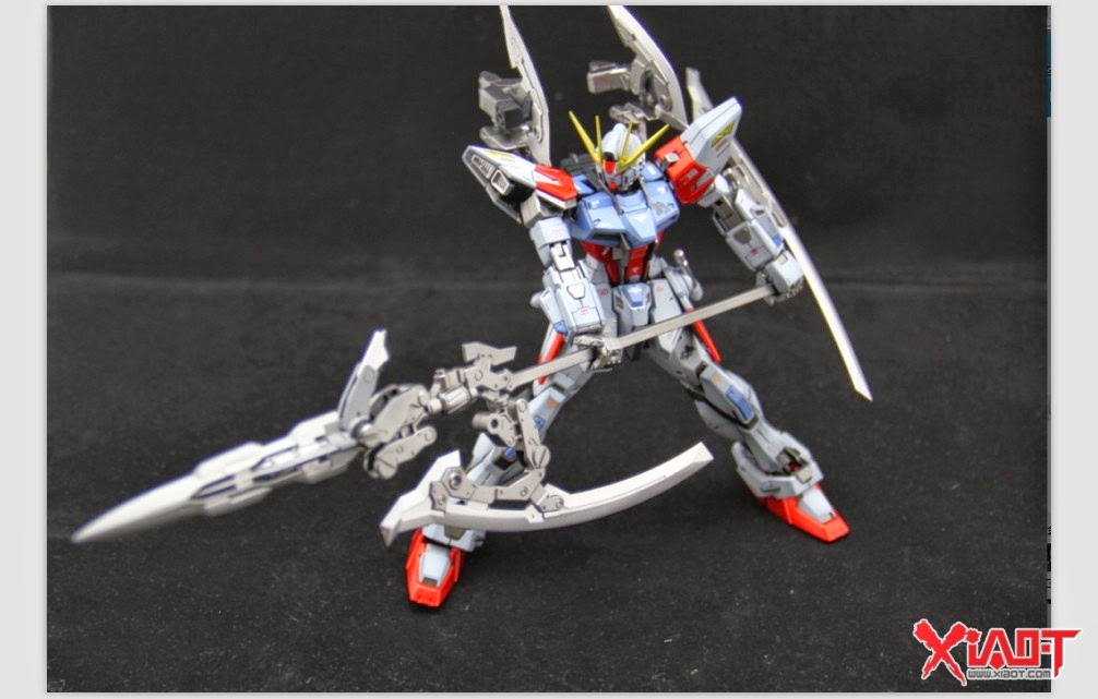 MG 1/100 Build Strike Gundam + Universe Booster + Homemade Backpack ...