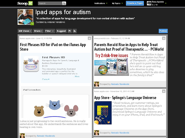 iPads y Autismo: Recursos: Ipad apps for autism