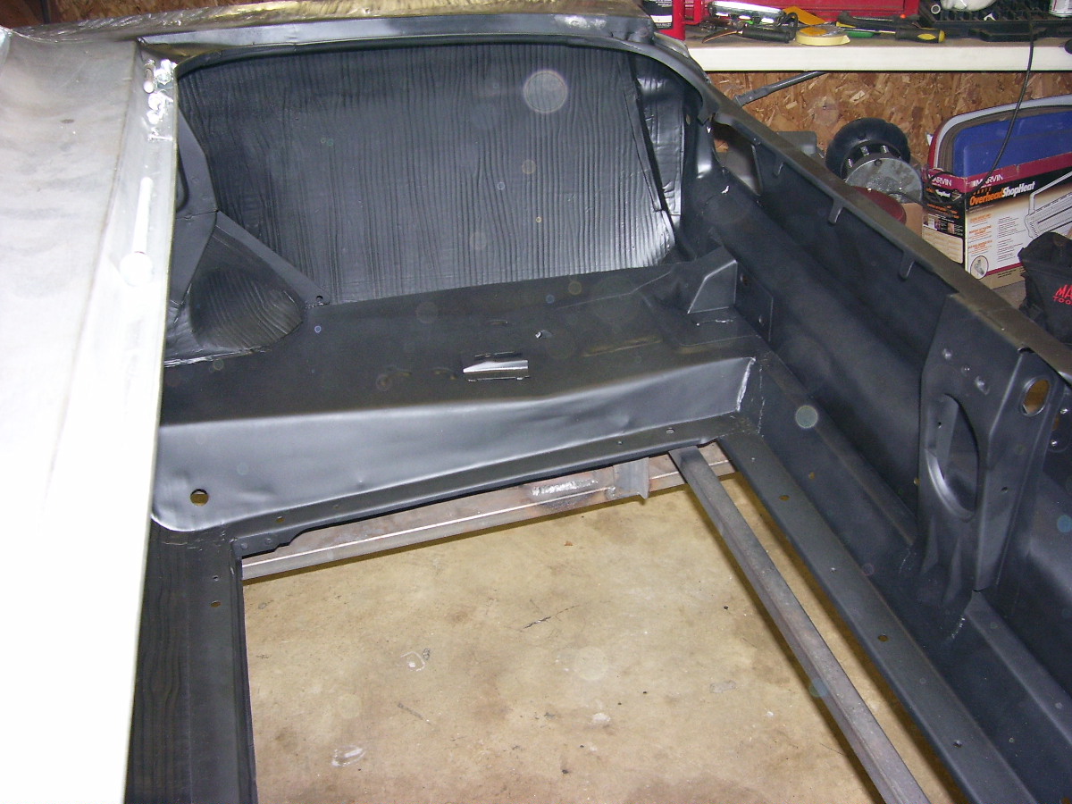 65 Mustang Restoration: Post #42, 7/25/11 Finishing The Trunk Area