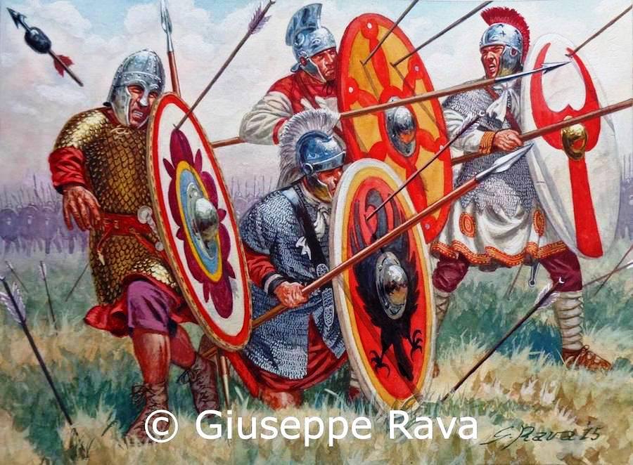 imágeneshistóricas.blogspot.es: Legionarios tardoimperiales, dibujos de ...