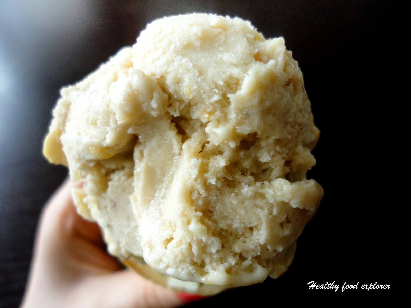 Healthy food explorer : Proste i zdrowe lody z banana i masła orzechowego